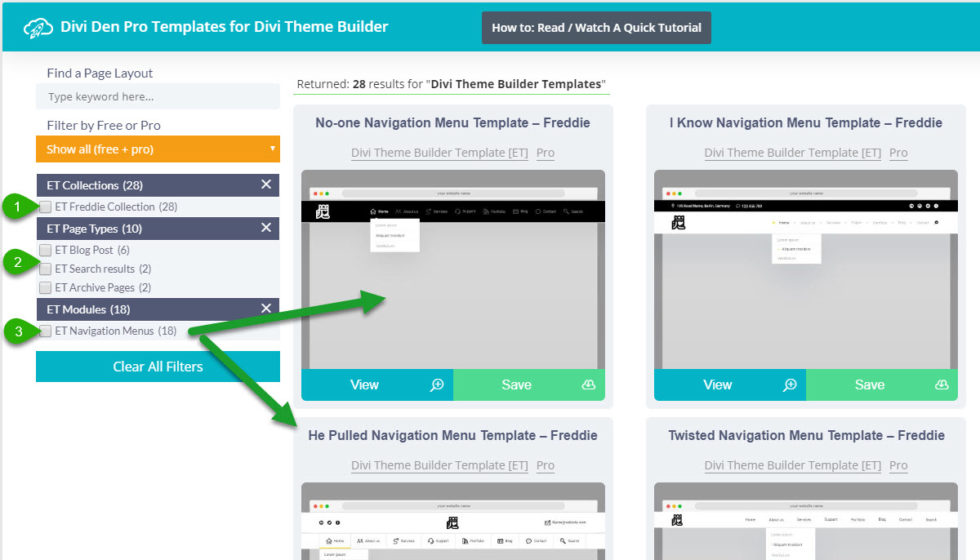 18 Divi Navigation Menus that Will Save You a Ton of Time - Black ...